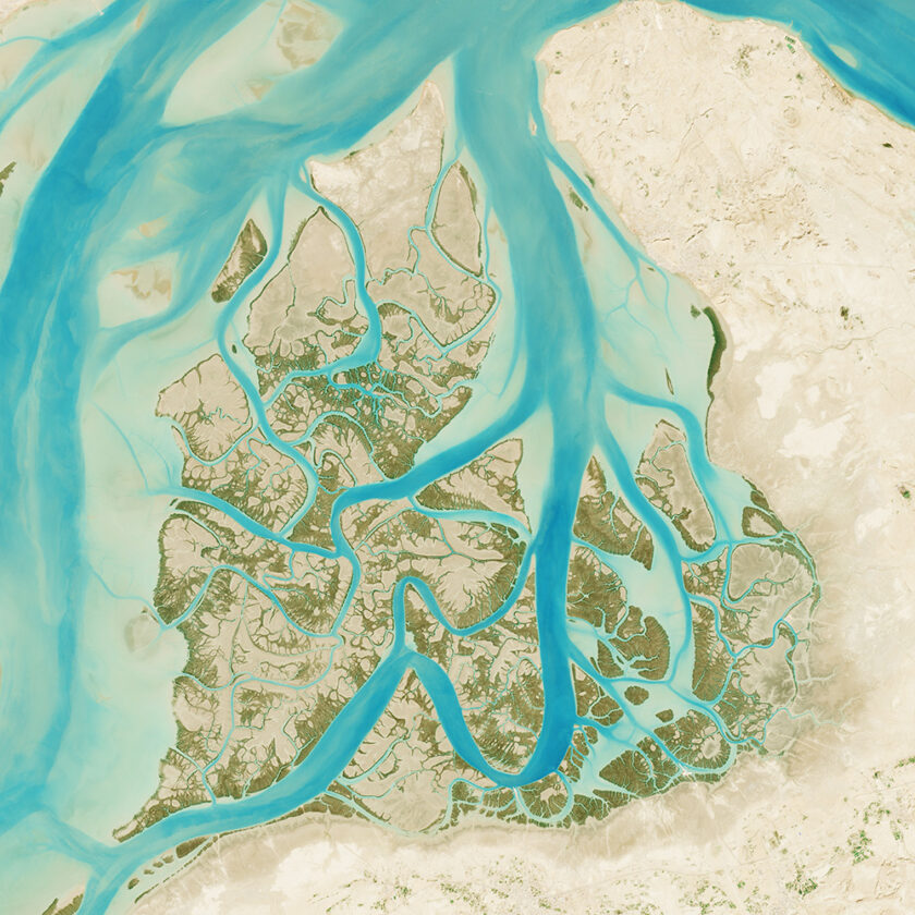 Satellite view of Qeshm Island, Iran - Earth Views by Nimbo