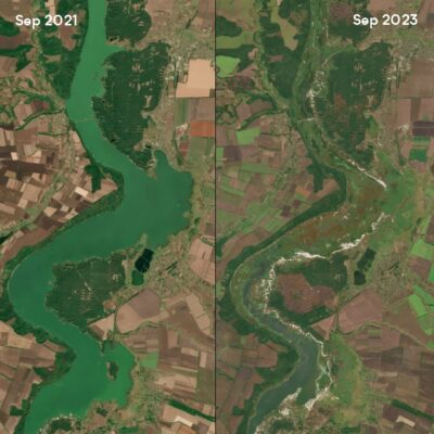Oskil River drainage seen from space - Earth Views by Nimbo