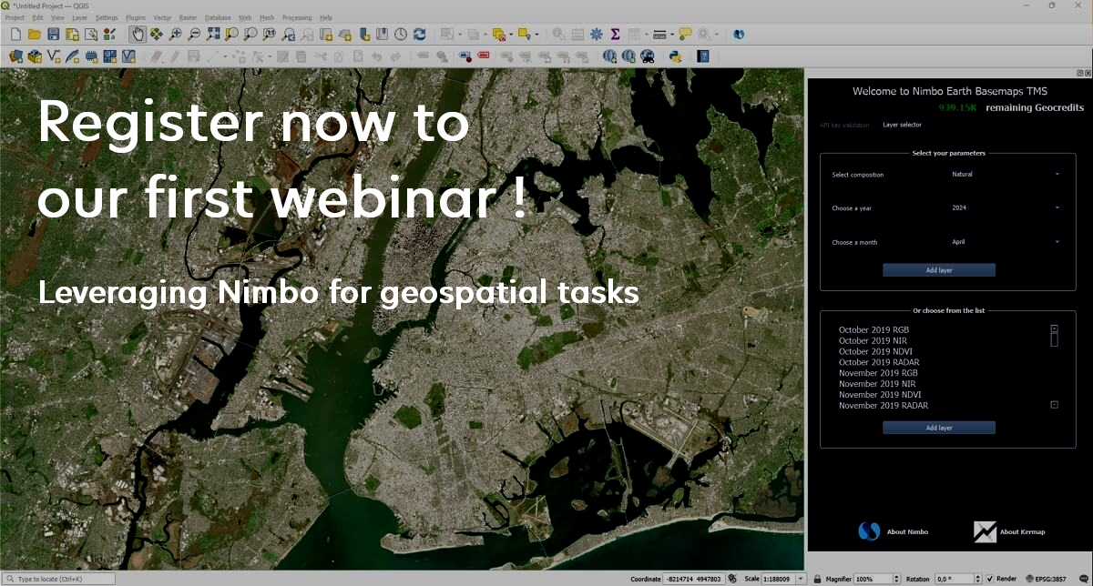 Nimbo: Earth map and live satellite view
